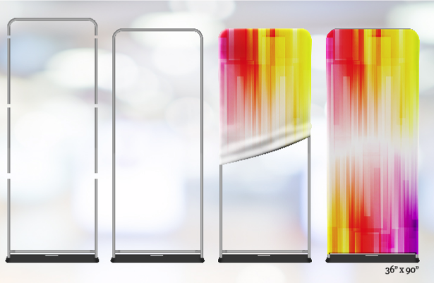 Large Double Sided Tension Fabric Display | Choose Single or Double Si ...